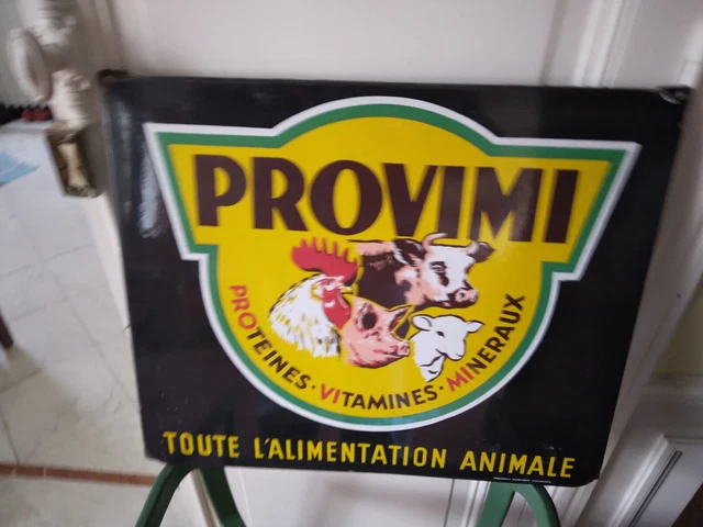 PLAQUE EMAILLEE AGRICOLE Provimi EUR 400,00 - PicClick FR