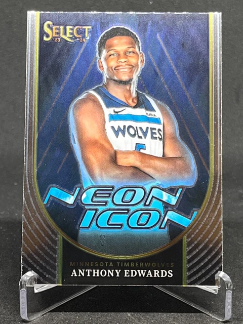 2023-2034 PANINI SELECT Anthony Edwards icône néon #5 EUR 0,91 ...