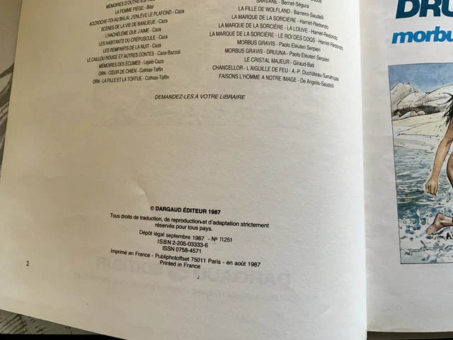 DRUUNA MORBUS GRAVIS Paolo Eleuteri Serpieri EO EUR 15,00 - PicClick FR