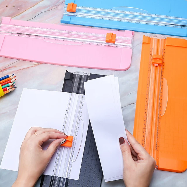 PRECISION PAPER TRIMMERS Cutters Guillotine with Pull-out Ruler Cutting ...