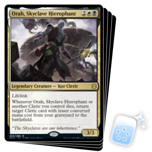 ORAH, SKYCLAVE HIEROPHANT X4 M/NM Magic: The Gathering MTG Zendikar ...