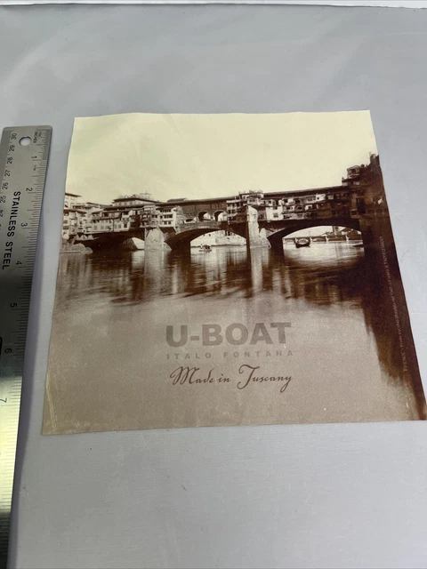 GENUINE U BOAT U-Boat Itala Fontana Made In Tuscany Watch Cleaning ...