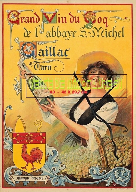 GRAND VIN DU coq - abbaye St Michel - Gaillac sur Tarn 81 - A3 ...