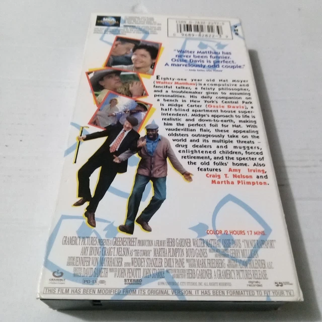 I'M NOT RAPPAPORT VHS 1996 Walter Matthau Ossie Davis Comedy Tony Award ...
