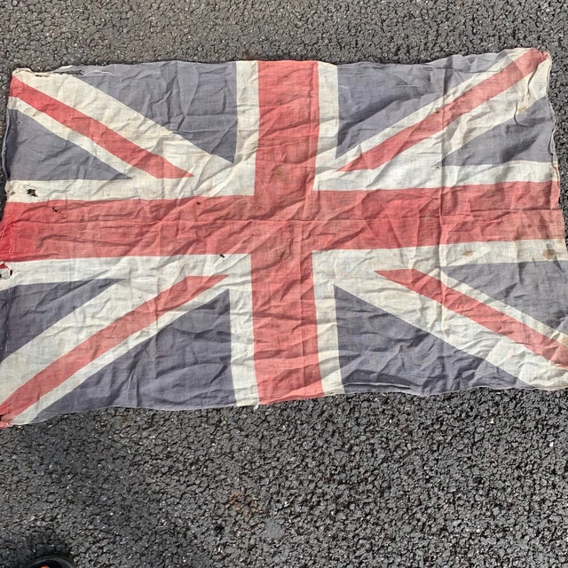 ORIGINAL WW1 / WW2 British Army Union Jack Flag - Great Display Size! £35.00 - PicClick UK