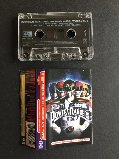 MIGHTY MORPHIN POWER Rangers: The Movie - Original Soundtrack Cassette ...