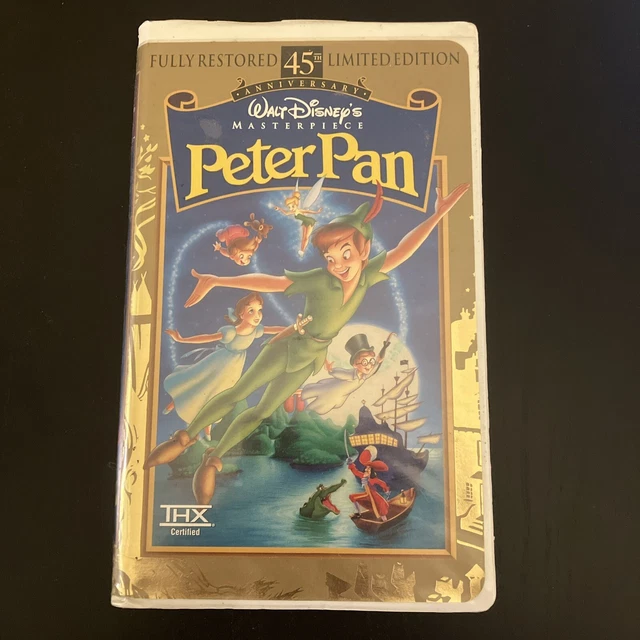 PETER PAN VHS - Fully Restored 45th Anniversary Limited Edition ...