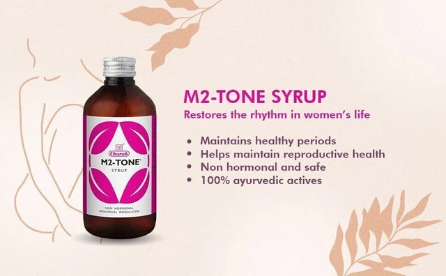 CHARAK AYURVEDIC M2 Tone Syrup 200ml for Women Health £16.09 - PicClick UK