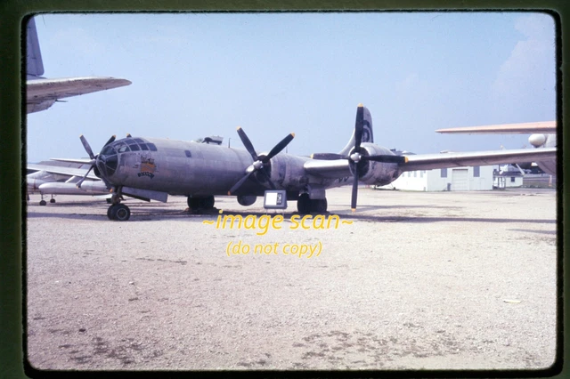 &BOCKSCAR& BOEING B-29 Superfortress Aircraft in 1966, Original Slide ...