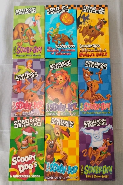 CLASSIC SCOOBY-DOO CARTOON Network VHS Lot Of 9 Dracula's Castle ...