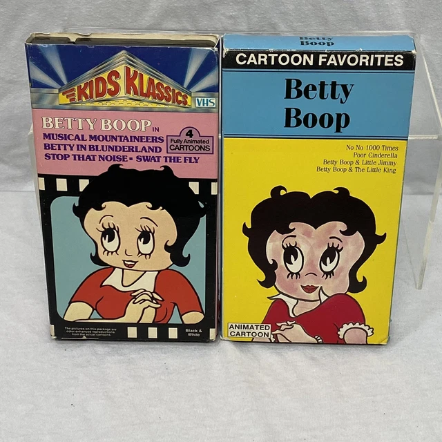 Betty Boop Vhs Cartoon Classics Fully Animated Cartoon Classics New
