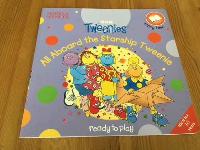TWEENIES ALL ABOARD The Starship Tweenies Marks & Spencer Book £1.00 ...