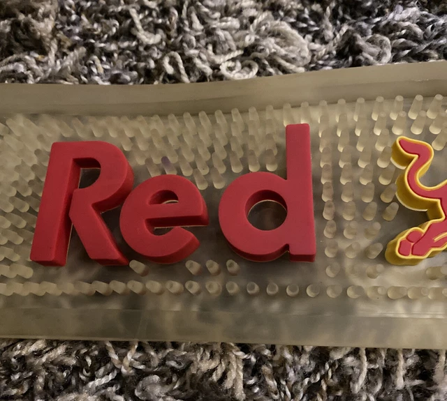 RED BULL ENERGY Drink Rubber Bar Spill Mat Clear £9.92 - PicClick UK