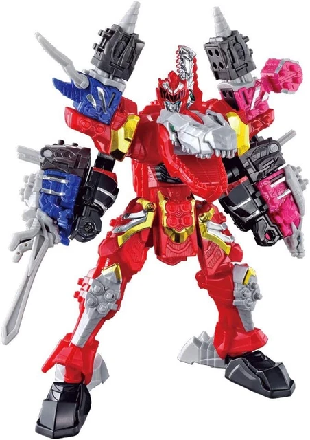 Power Rangers Dino Fury Dx Kishiryu Tigerlance Megazord Bandai 5819