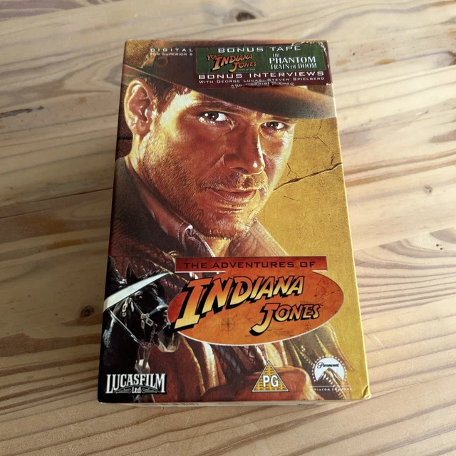 THE ADVENTURES OF Indiana Jones - VHS Boxset - Lucasfilm - Harrison ...