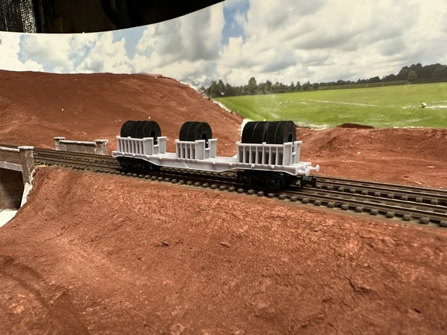 N GAUGE 3D Printed BLA Wagon with Load Requires Bogies / Suits Farish ...