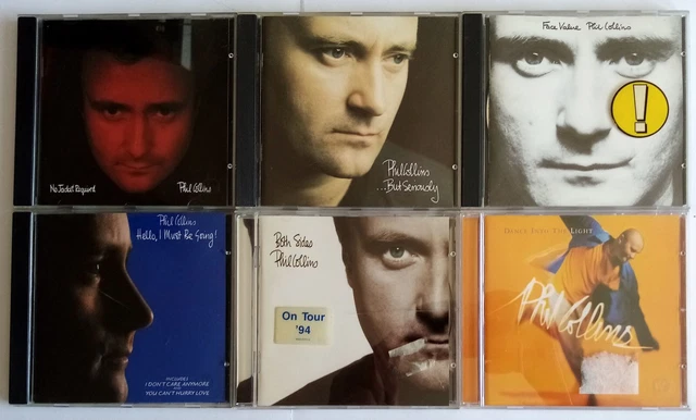 6 PHIL COLLINS: Cds But Seriously-Both Sides-Face Value-No Jacket ...