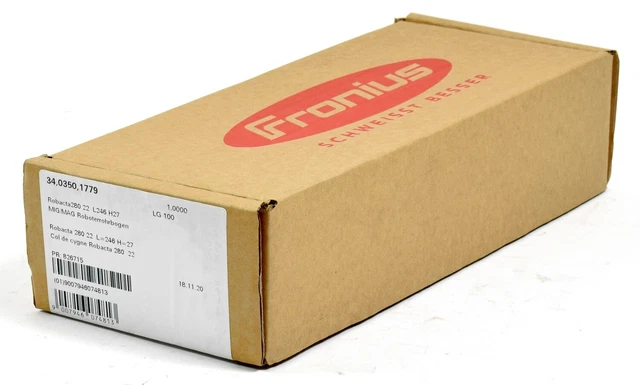 FRONIUS ROBACTA 280 22 L246 H27, MIG/MAG Roboterbogen, 34,0350,1779 EUR ...