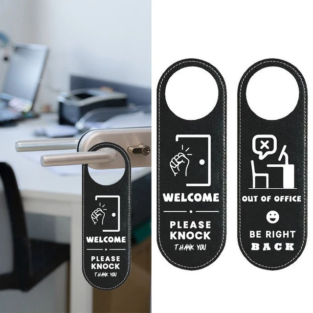 PVC DOOR SIGN Please Do Not Disturb Door Hanger Hotel Bulletin Board ...