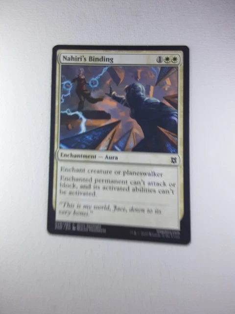 MTG MAGIC THE Gathering : Nahiri's Binding Zendikar Rising 29/280 comme neuf dans sa boîte EUR 1 ...