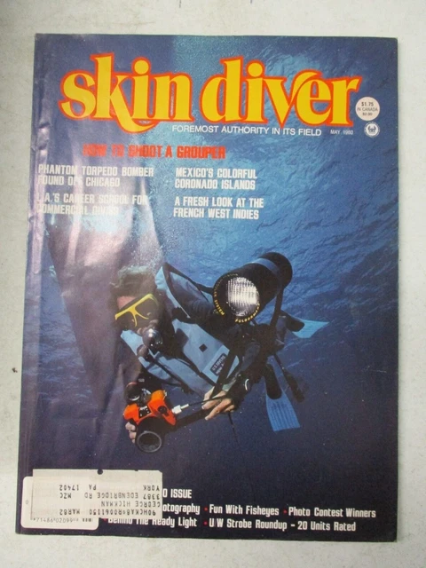 SKIN DIVER MAGAZINE May 1980 Coronado Islands Mexico French West Indies ...