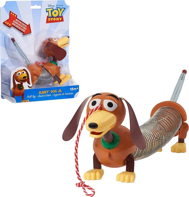 DISNEY PIXAR'S TOY Story Slinky Dog Pull Toy Walking Spring Toy for Boy ...