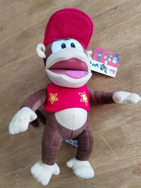 NINTENDO DIDDY KONG Super Mario plush soft toy PMS 2009 RARE arcade ...