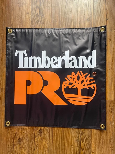 TIMBERLAND PRO VINYL sign. 23 x 23" with Grommets £65.21 - PicClick UK