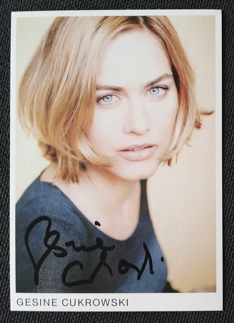 11656 GESINE CUKROWSKI Autogrammkarte original signiert EUR 5,95 ...