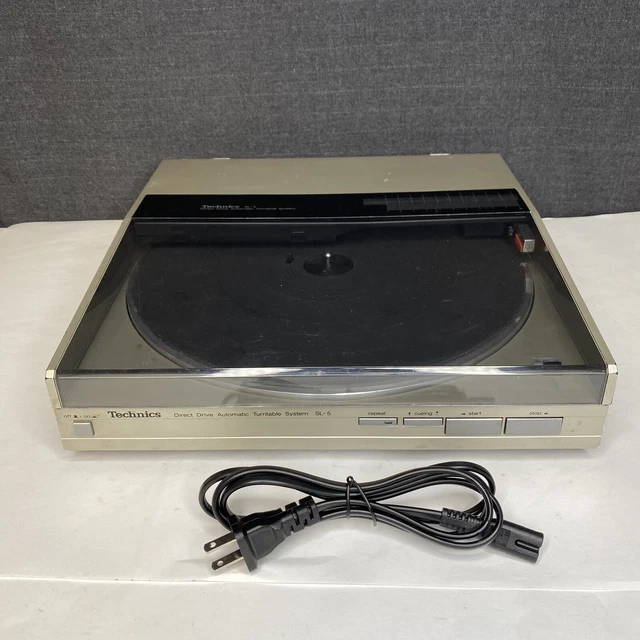 VINTAGE TECHNICS SL-5 Linear Tracking Direct Drive Turntable - READ ...