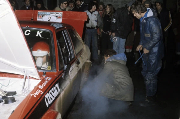 ROGER CLARK & Tony Mason, Ford Escort RS1800 WRC RAC Rally 1975 Old ...