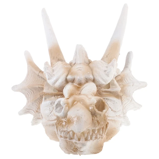 DINOSAUR SKULL AQUARIUM Desktop Animal Decor Cave for Fish Tank ...