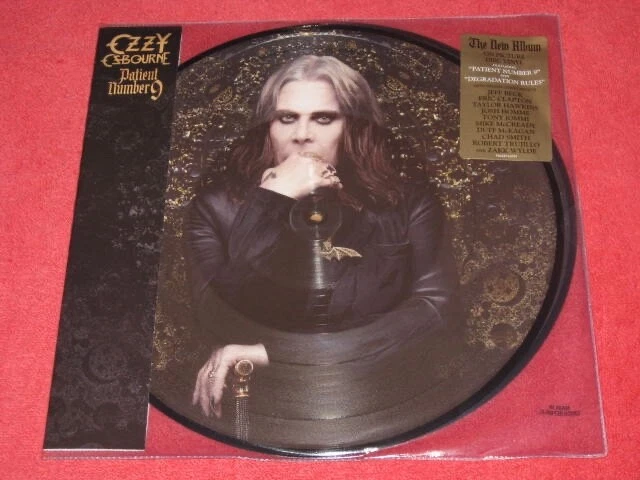 OZZY OSBOURNE PATIENT Number 9 Picture Disc LP Black Sabbath Eric ...