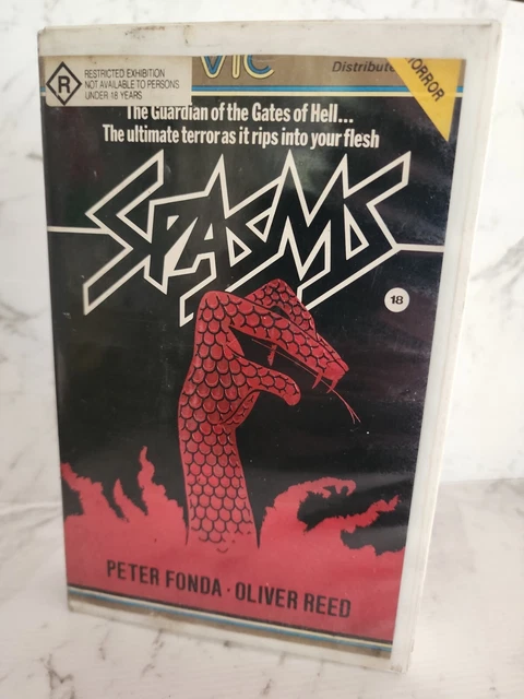 SPASMS HORROR VHS Tape Movie Video cassette Peter Fonda R18+ Rare £14. ...