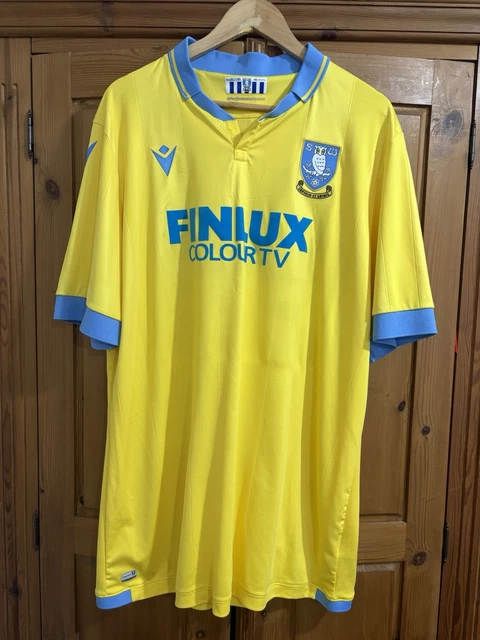 ULTRA RARE SHEFFIELD wednesday 22/23 away shirt 4xl slim fit with retro ...