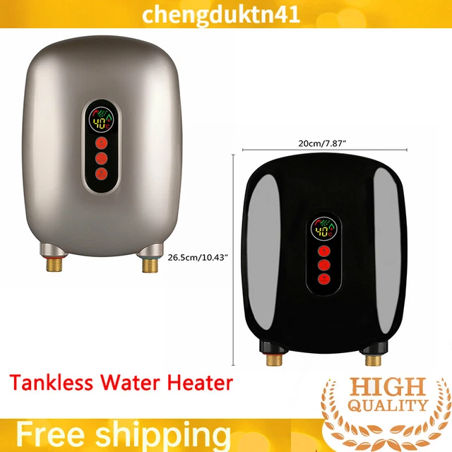 MINI CHAUFFE-EAU ÉLECTRIQUE instantané sans réservoir 6500 W maison cuisine salle de bain 220 V ...