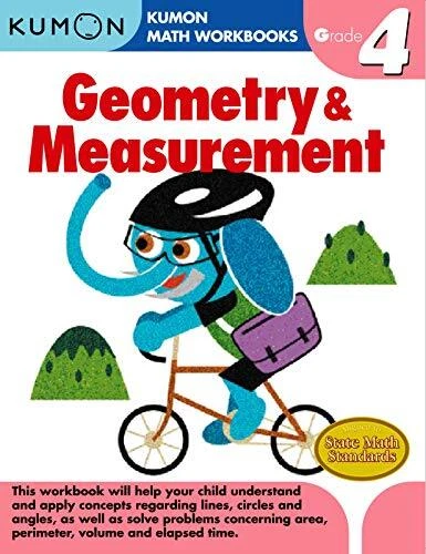 GRADE 4 GEOMETRY & Measurement (Kumon Math Wo..., Kumon EUR 9,21 ...
