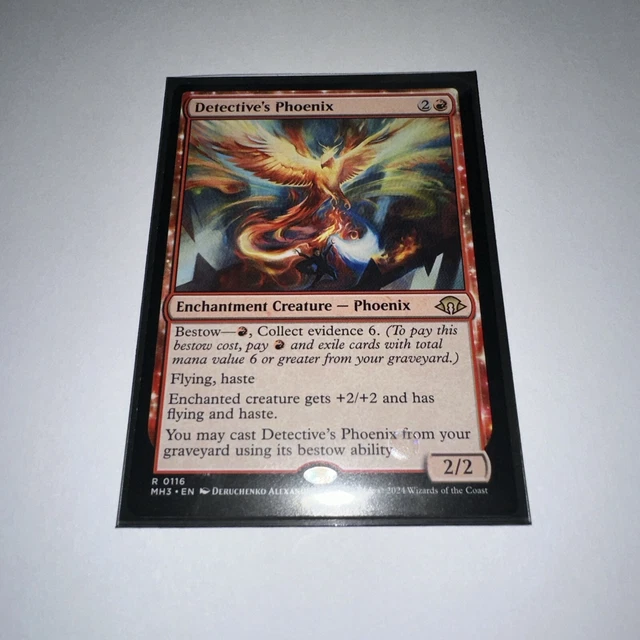 MTG DETECTIVE'S PHOENIX x1 raro Modern Horizons 3 MH3 quasi nuovo basso ...
