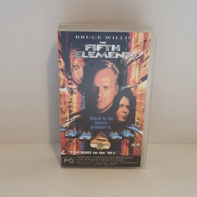 THE FIFTH ELEMENT VHS Video Movie Futuristic Sci-Fi Leeloo Bruce Willis EUR 6,11 - PicClick FR