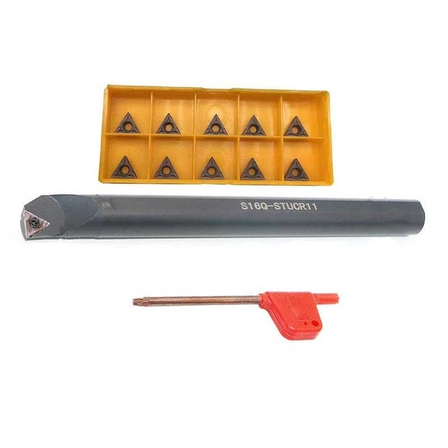 PORTE-OUTILS DE TOURNAGE de tour Efficient S16Q STUCR11 avec insert TCMT110204 EUR 31,79 ...