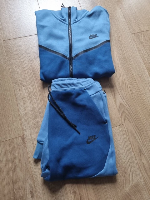NIKE TECH FLEECE Full Tracksuit Dutch Blue - Size Small £155.00 ...
