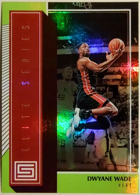 2018-19 PANINI STATUS - Dwayne Wade - Elite Series vert parallèle SP ...