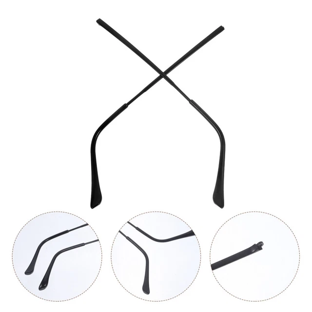 SPECTACLE LEGS METAL Glasses Arm Replacement Eyeglasses Parts Temple £6 ...