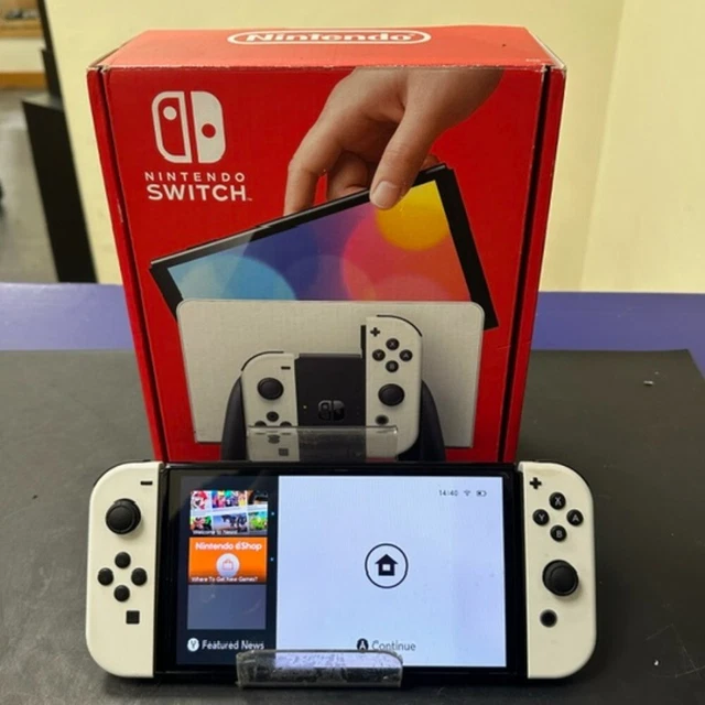 NINTENDO SWITCH OLED Edition 64GB White Games Console BOXED £209.99 ...