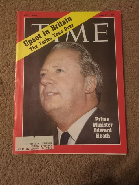 VINTAGE TIME MAGAZINE June 29, 1970 Prime Minister Edward Heath £14.86 ...