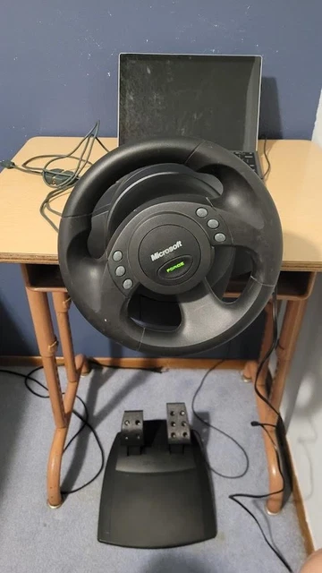 MICROSOFT SIDEWINDER FORCE Feedback Wheel and Pedals Video Game Controller £26.72 - PicClick UK