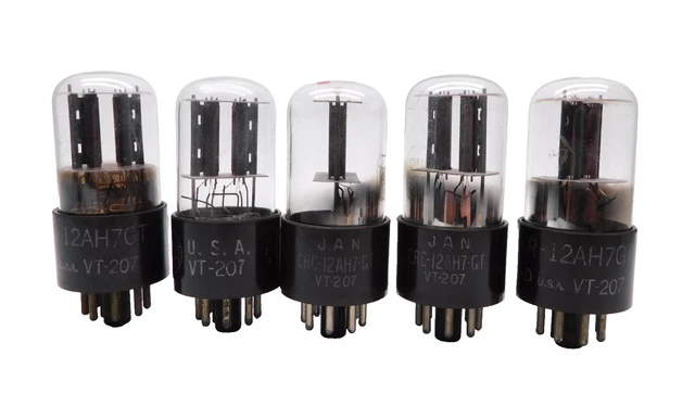 5 X RCA & KEN-RAD 12AH7GT VT-207 Valves Tubes Used Tested (V1) £20.00 ...