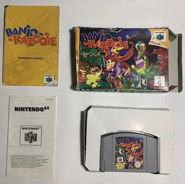BANJO KAZOOIE N64 game complete boxed AUS PAL Nintendo 64 (CIB) EUR 33 ...