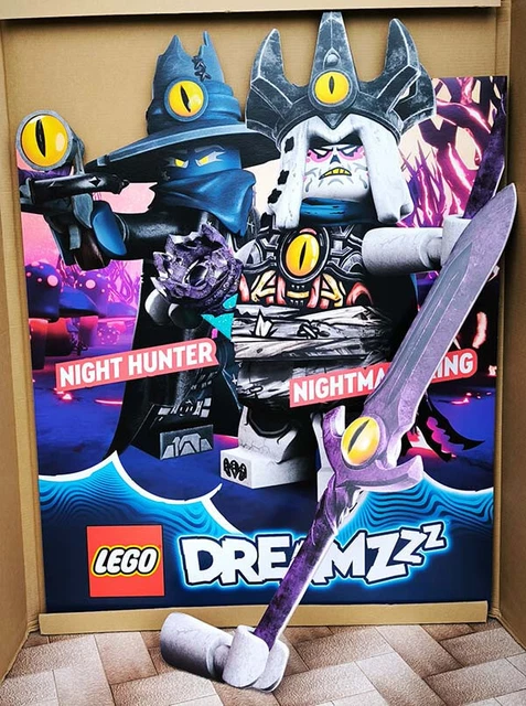 CARTONATO LEGO DREAMZZZ Titan standee 2023 Nightmare King Night Hunter ...