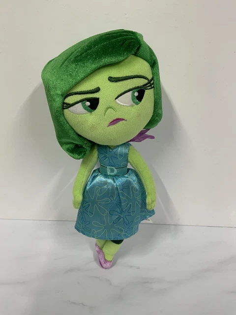 DISNEY STORE INSIDE Out Disgust Plush Soft Plush Toy Teddy Rare 11” £23 ...